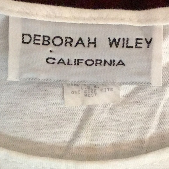 Deborah Wiley | Tops | Vintage Deborah Wiley Tee Rose Design | Poshmark